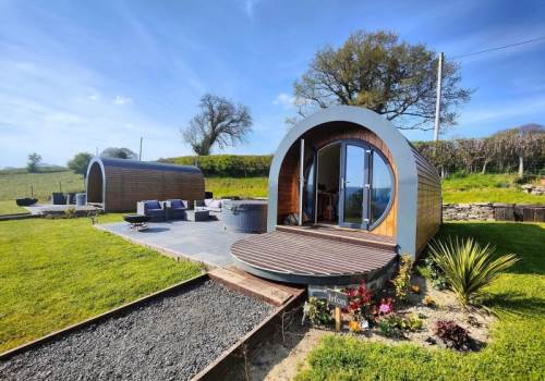 Great House Farm Luxury Pods and Self Catering | Chwefru Pod with ...
