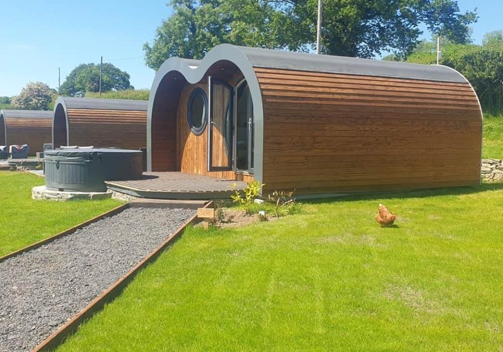 Great House Farm Luxury Pods and Self Catering | Wye Pod with Private ...