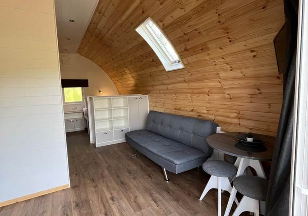Wighill Park Glamping | № 12 – Extra Large Pod with Hot Tub