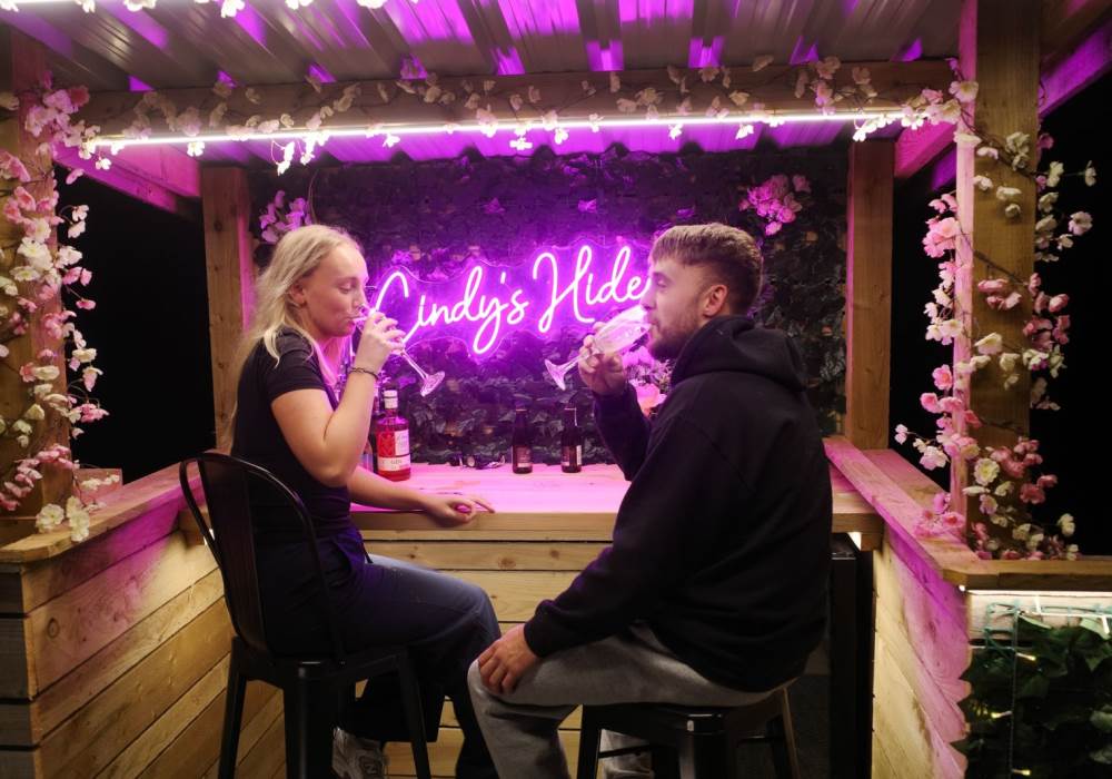 Tan y Bryn Glamping | Cindy's Hideout VIP Pod - OUTDOOR TV & HOT TUB