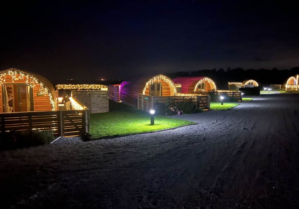 Tan y Bryn Glamping | Swallow's Nest VIP Pod With Private Hot tub