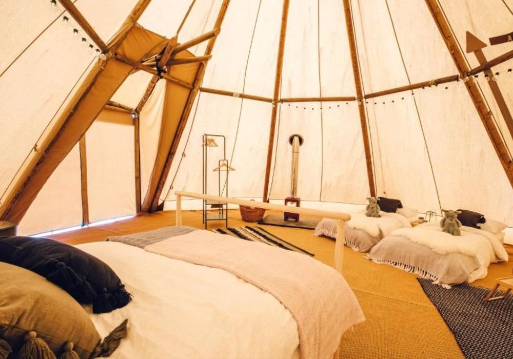 GreenWood Tipi Glamping | Birch (Sleeps 1-4)